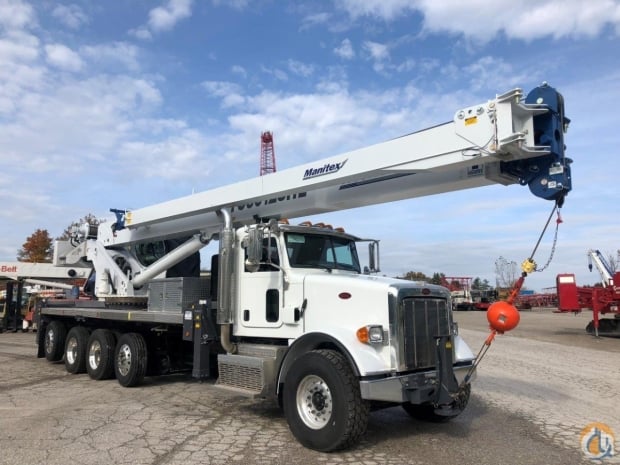 NEW Manitex TC50128SHL mounted on a new 2019 Peterbilt 365 Crane for ...