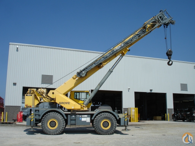 2008 Grove RT880E Rough Terrain Crane Crane for Sale in Indiana | Crane ...