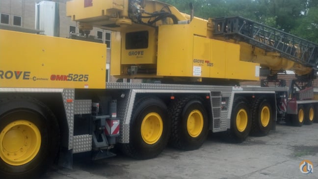 Sold 2012 Grove GMK5225 225 ton all terrain Crane in Solon Ohio | Crane ...