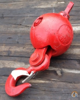 Johnson 10-Ton Johnson Ball Overhaul Hook Balls Crane Part for Sale on ...