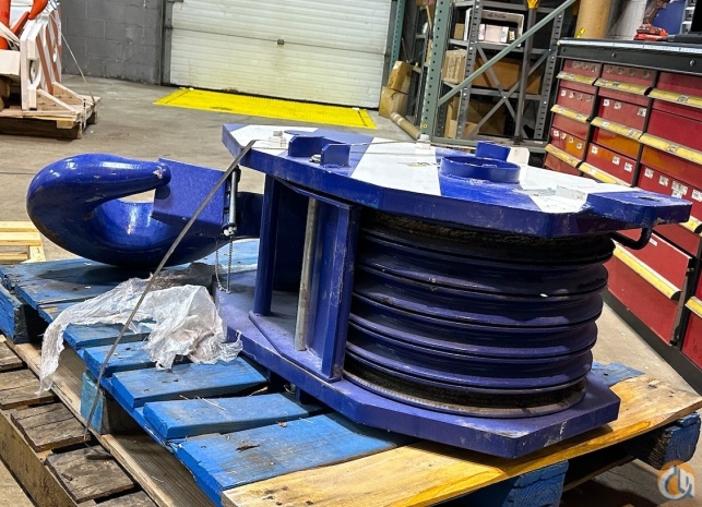 HookBlock 80 ton, 6 sheave, 1200 lbs. NEW Tadano Hook Block Hook Block ...