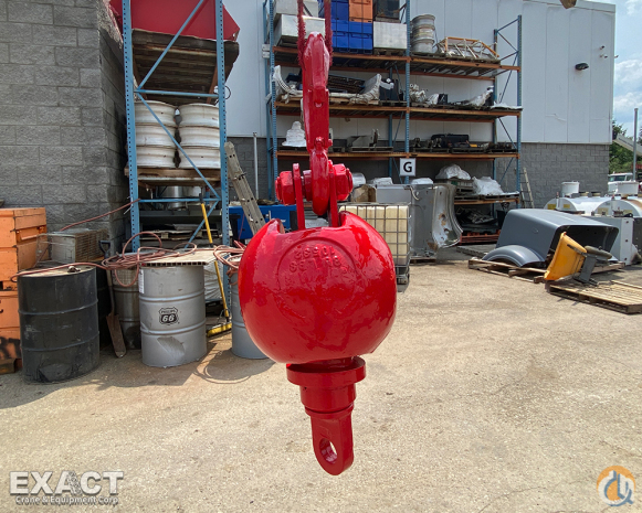 Johnson 7 ton, 100 lb overhaul ball Overhaul Hook Balls Crane Part for ...