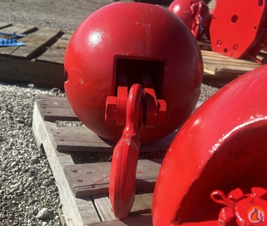 McKissick 7 Ton Headache Ball Overhaul Hook Balls Crane Part for Sale ...