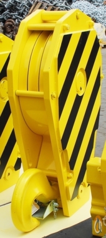 RopeBlock 45 US Ton 3 16.5” Sheave RopeBlock FRB 360.19.3.41.E Hook ...