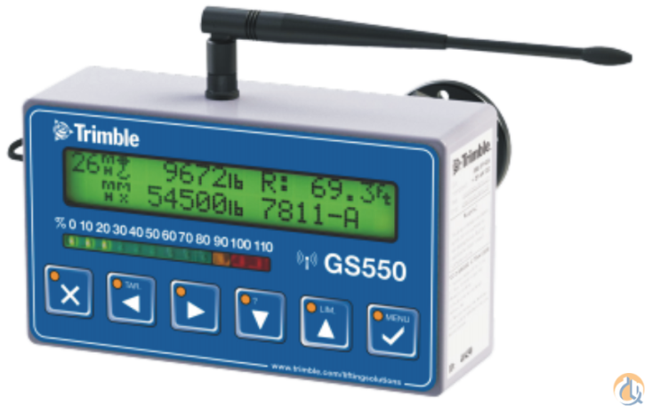 Trimble GS550 LSI Trimble Display LMI Anti Two Block Systems Crane Part ...
