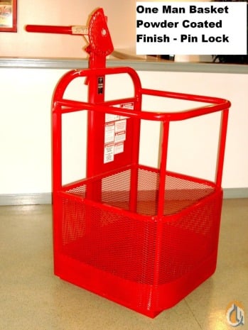 Unknown 1-Man Basket w/ pin lock Man Baskets Crane Part for Sale in ...