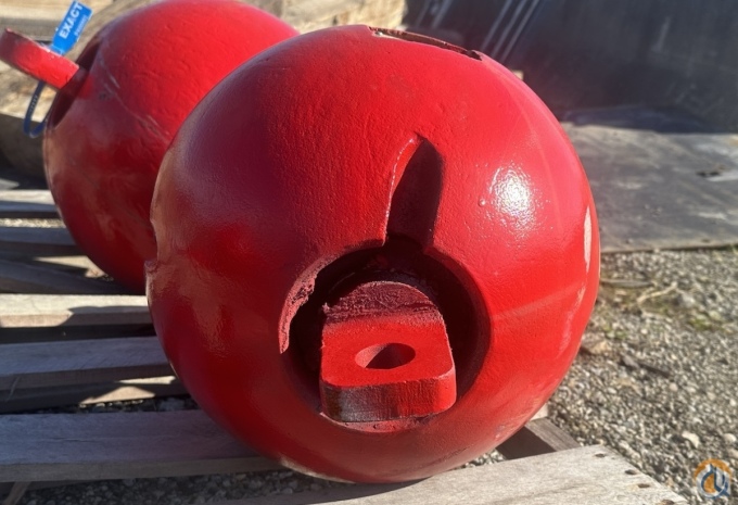 McKissick 7 Ton Headache Ball Overhaul Hook Balls Crane Part for Sale ...