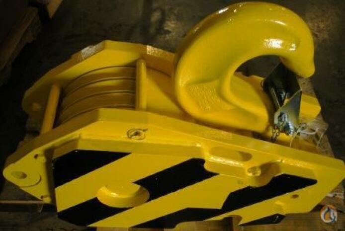 RopeBlock Hook Block 55 Ton 4 Sheave Hook Block Crane Part for Sale in ...