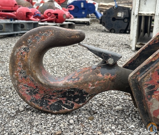 Faun 20 ton, 400 lb. quick reeving hook block Hook Block Crane Part for ...