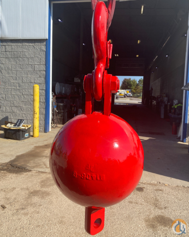 Manitowoc 15 Ton Headache Ball Overhaul Hook Balls Crane Part for Sale ...