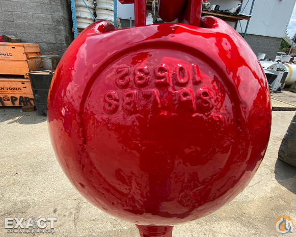 Johnson 7 ton, 100 lb overhaul ball Overhaul Hook Balls Crane Part for ...