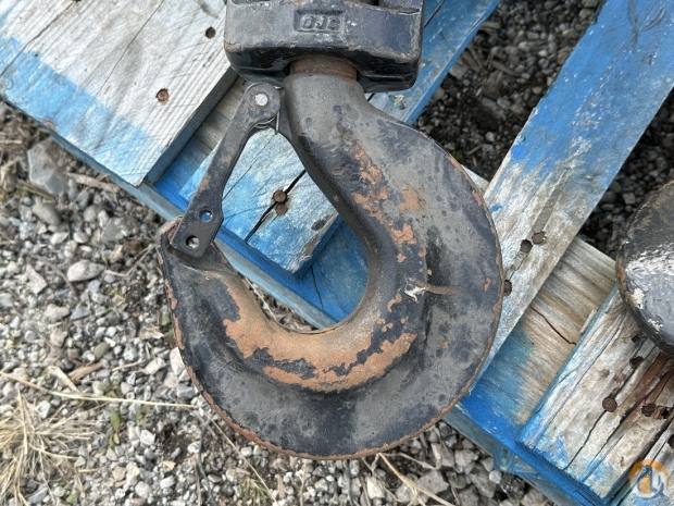 Johnson quick reeving, single sheave load block Hook Block Crane Part ...